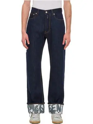ALEXANDER MCQUEEN Alexander McQueen Graffiti Straight Jeans