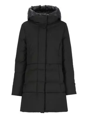 Woolrich Hooded Down Coat - Black