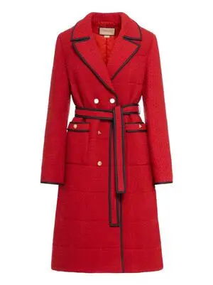GUCCI Gucci Double Breasted Belted Waist Coat