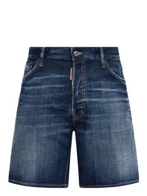 Dsquared2 Marine Denim Shorts - Navy Blue