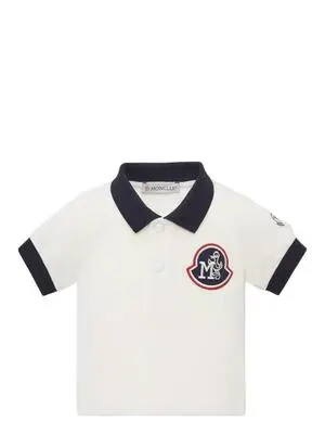 MONCLER Moncler Monogram Patch Polo Shirt