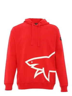 PAUL  SHARK Paul & Shark Hooded Sweater With Graphic Detail - Red