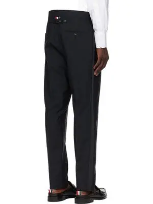 Thom Browne Mid-waisted Skinny Trousers - Black