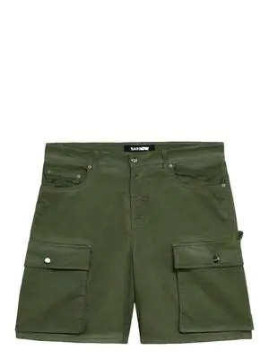BARROW Bermuda Cargo Shorts - Military Green