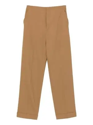 ALBERTA FERRETTI Alberta Ferretti Cuffed Hem Trousers