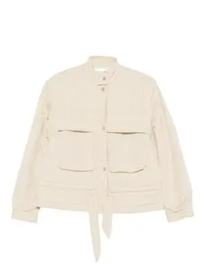 Isabel Marant Étoile Quilted Jacket With Drawstring Detail - White