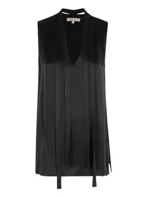 Antonelli Firenze V-neck Sleeveless Cover-up - Black