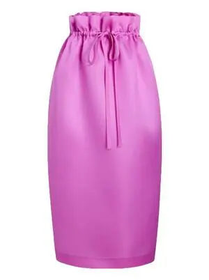 Khaite The Ember Silk Skirt - Purple