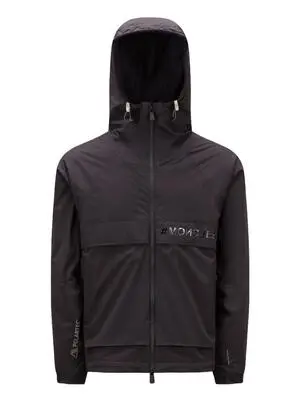 Moncler Foret Hooded Zip-up Jacket With Polartec Alpha Insulation - Black