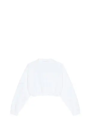Givenchy Crewneck Sweatshirt With Logo Patch - White