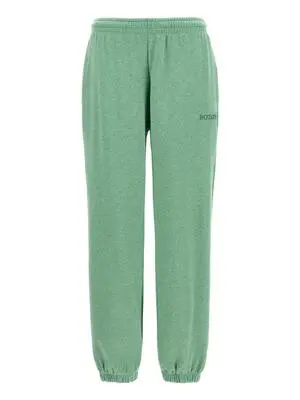 ROTATE BY BIRGER CHRISTENSEN Elasticated Waist Sweatpants With Embroidered Logo - Green
