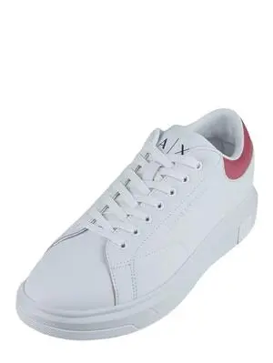 Armani Exchange Technical Fabric Sneakers - White