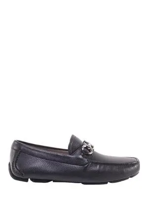 FERRAGAMO Salvatore Ferragamo Gancini Loafers Black