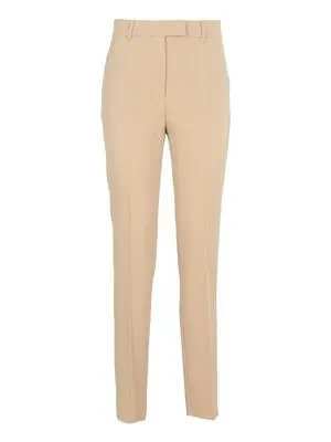 Max Mara Tailored Logo Casual Pants - Nude