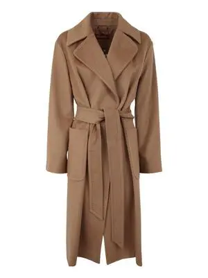 Max Mara Long-sleeved Coat - Brown