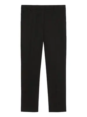 MAX MARA Weekend Max Mara Straight Leg Cropped Tailored Trousers