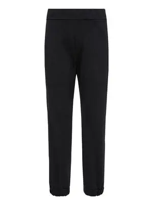 Moncler Logo Patch Sweatpants - Black