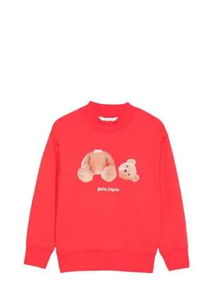 Palm Angels Graphic Print Sweatshirt - Orange