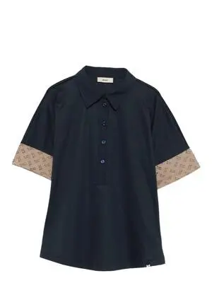 HERNO Herno Jacquard Trim Polo Top
