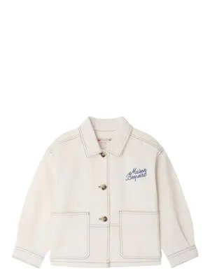 Bonpoint Larity Denim Jacket - Beige