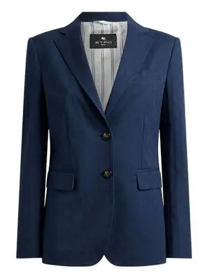 Etro Paisley Jacquard Blazer - Black