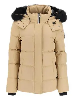 Moose Knuckles Cloud 3q Hooded Down Jacket With Fur Trim - No