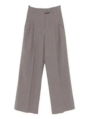 BY MALENE BIRGER By Malene Birger Cymbaria High-Waist Wide-Leg Trousers Gray