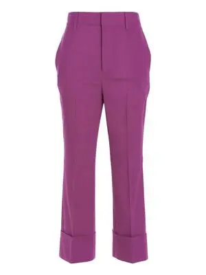 Dsquared2 Pleated Wide-leg Trousers - Pink