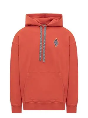 MARCELO BURLON COUNTY OF MILAN Embroidered Hoodie - Red