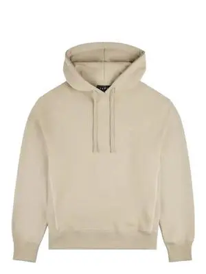 Hogan Hooded Sweatshirt With Logo Print - Beige