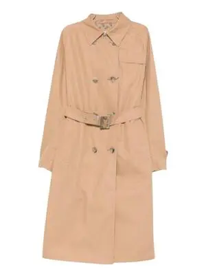 Herno Belted Double-breasted Coat - Nude