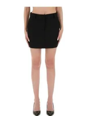 Moschino Belt Loop Skirt - Black