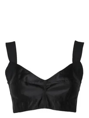 DOLCE & GABBANA Dolce & Gabbana Corset Top With Wide Shoulder Straps