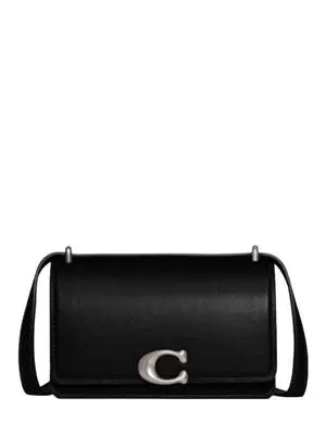COACH Bandit Logo Plaque Crossbody Bag - Black