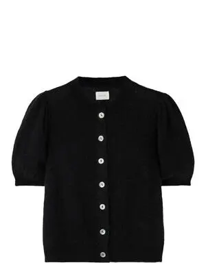 DÔEN Short-sleeved Cardigan - Black