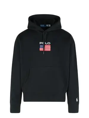 Polo Ralph Lauren Flag Fleece Hoodie - Black