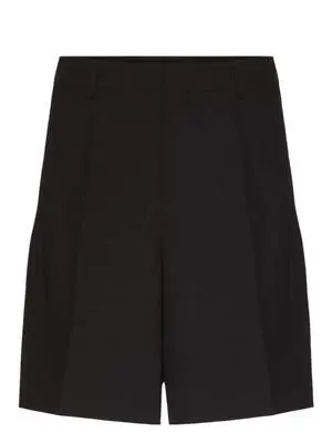 Valentino Garavani Mid-rise Bermuda Shorts - Black