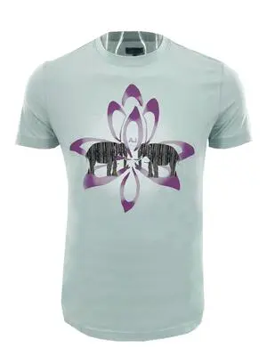 Emporio Armani Item O-neck Short-sleeved T-shirt - Green