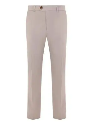 Brunello Cucinelli Brunello Cucinelli Italian Fit Gabardine Trousers Grey