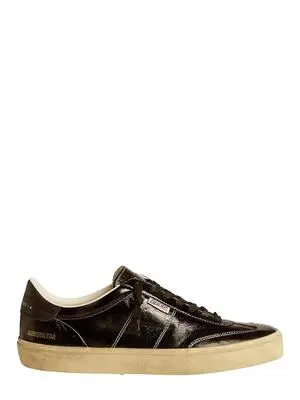 GOLDEN GOOSE Soul Star Patent Leather Sneakers - Black