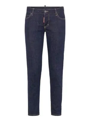 Dsquared2 Logo Patch Jennifer Jeans - Black