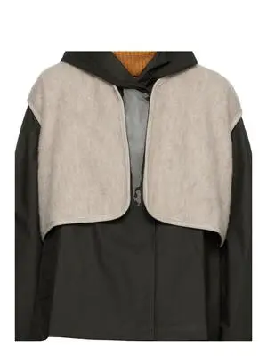 BASERANGE Baserange Sleeveless Vest With Knit Edges