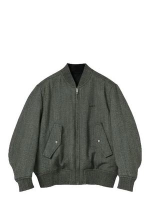 GUCCI Gucci Herringbone Mouliné Bomber Jacket