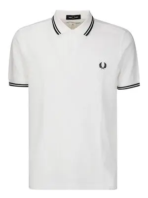 Comme Des Garçons Short-sleeved Polo Shirt White