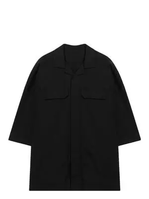 Rick Owens Pocket Detail Oversized Shirt - Black