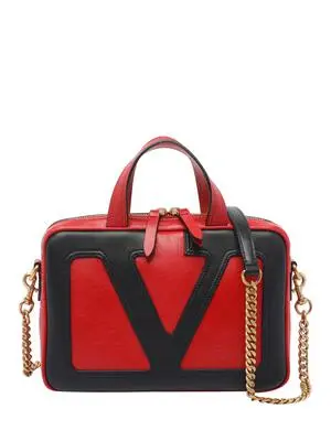 Valentino Garavani Viva Superstar Leather Tote Bag - Black