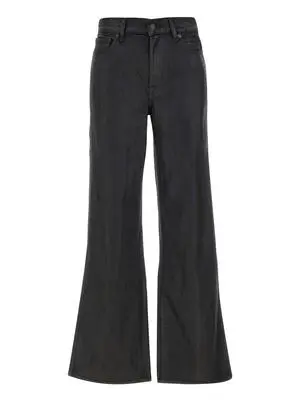 7 For All Mankind Lotta Jet Setter Flared Jeans - Black