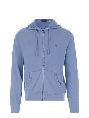 Polo Ralph Lauren Embroidered Pony Zip Hoodie - Campus Blue