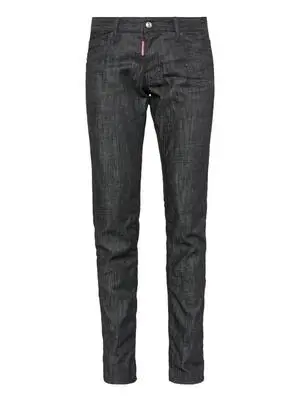 DSQUARED2 Dsquared2 Low-Rise Skinny-Cut Jeans With Logo Detail