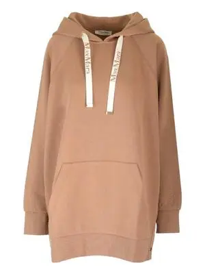 Max Mara Oversized Drawstring Hoodie - Camel